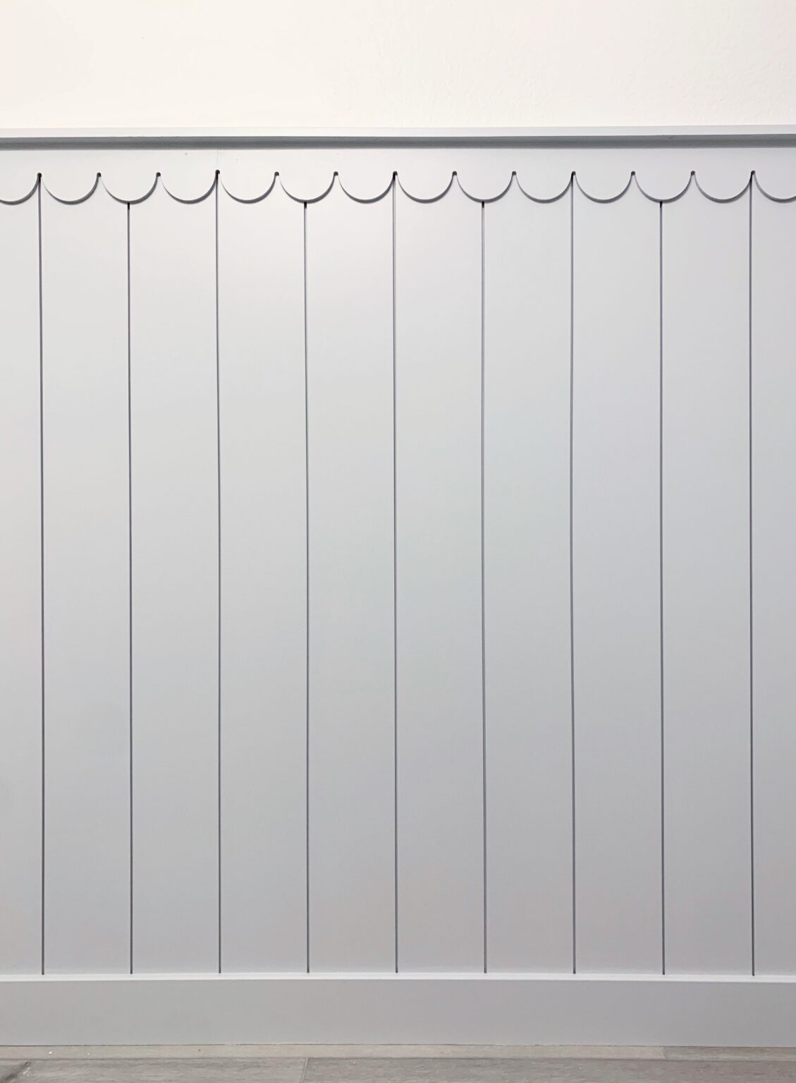 DIY Scalloped Shiplap Paneling - haus & hand