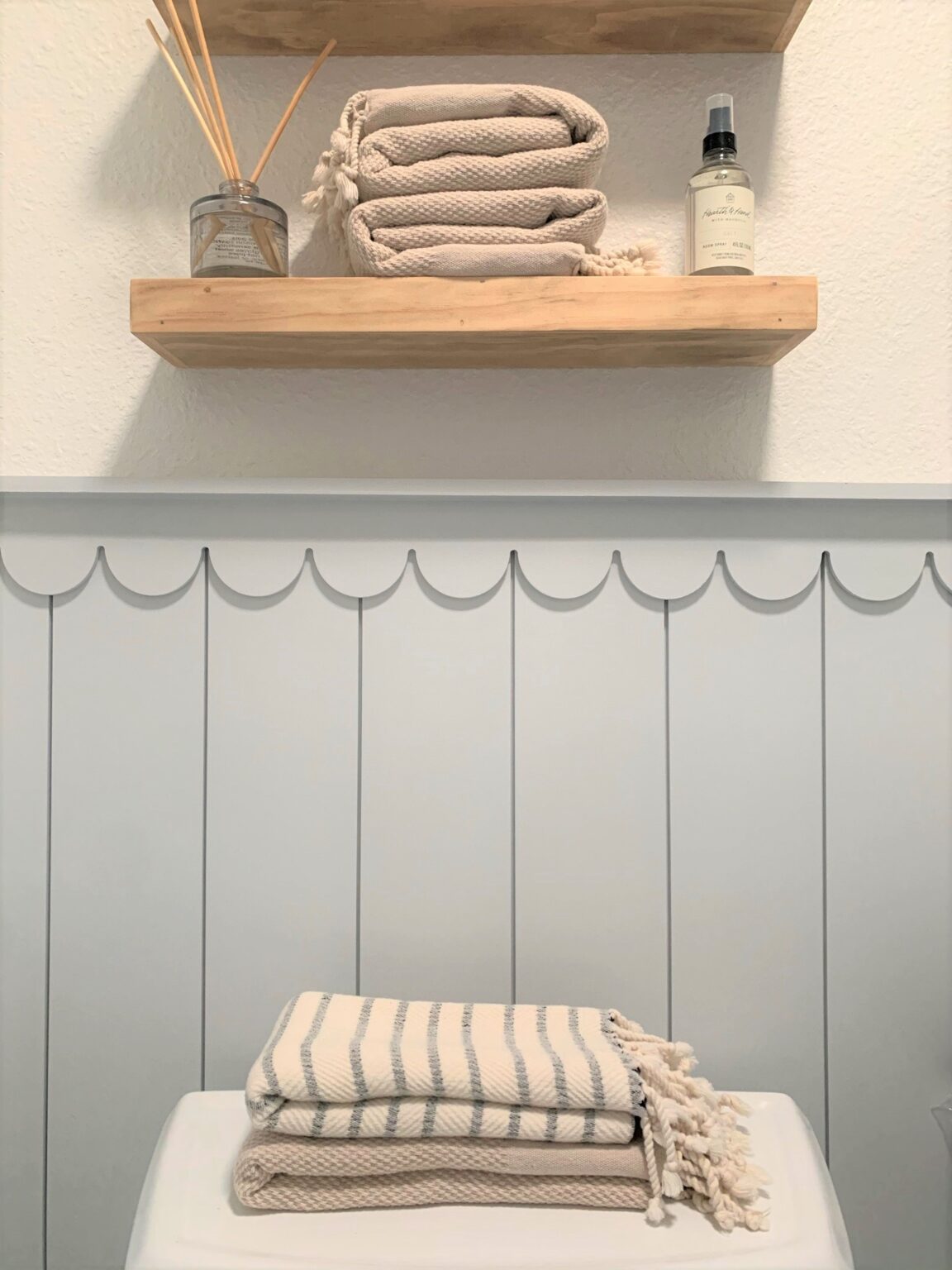 DIY Scalloped Shiplap Paneling - haus & hand