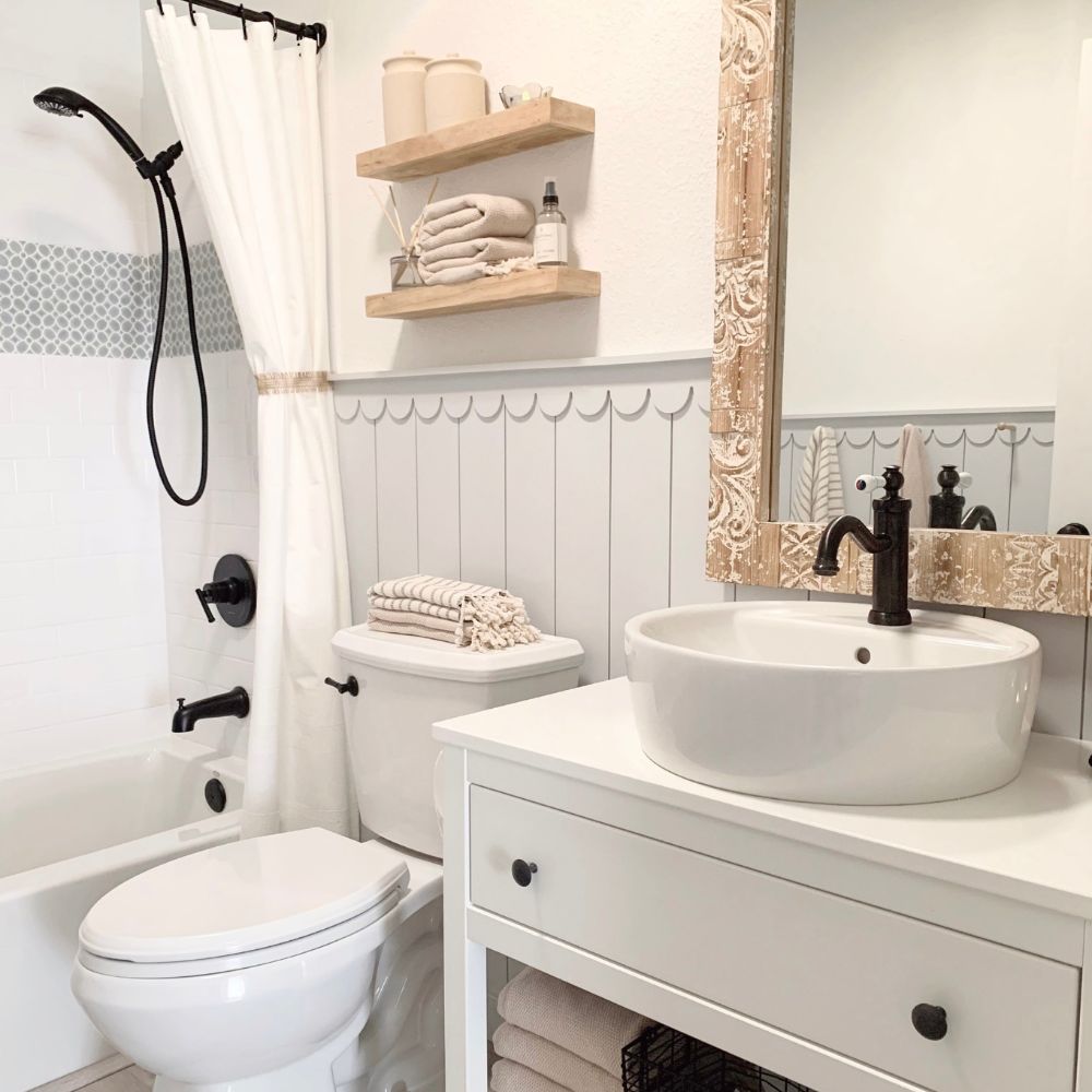 DIY Scalloped Shiplap Paneling - haus & hand