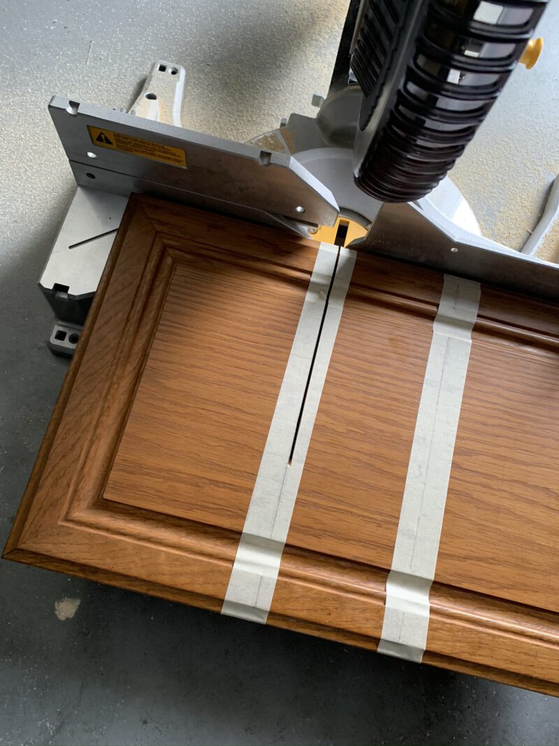 How to Shorten a Kitchen Cabinet - haus & hand