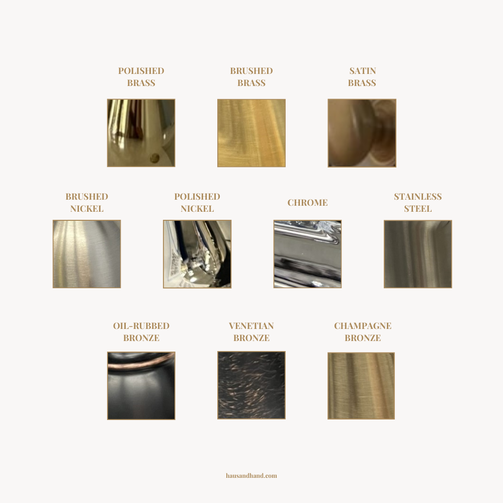 Kitchen & Bathroom Fixtures Guide: Metal Types and Metal Finishes