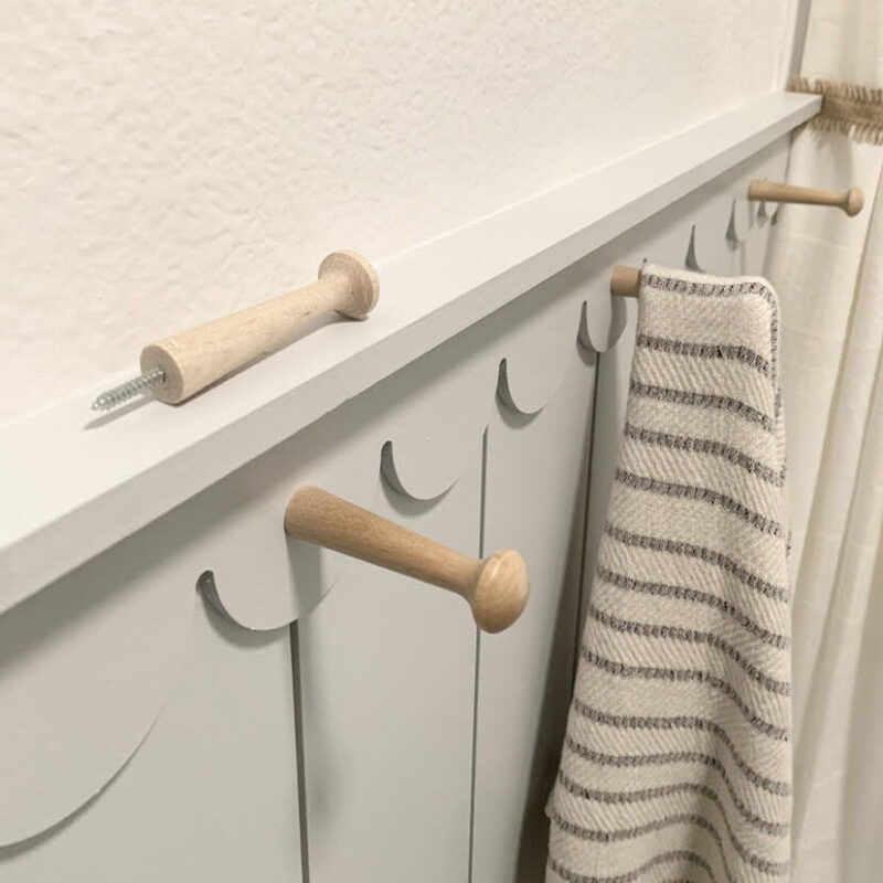 DIY Scalloped Shiplap Paneling - haus & hand