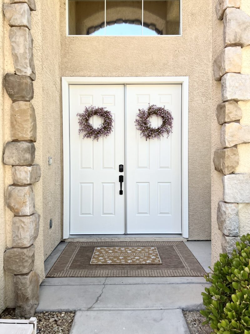 How to Paint a Front Door Without Removing It