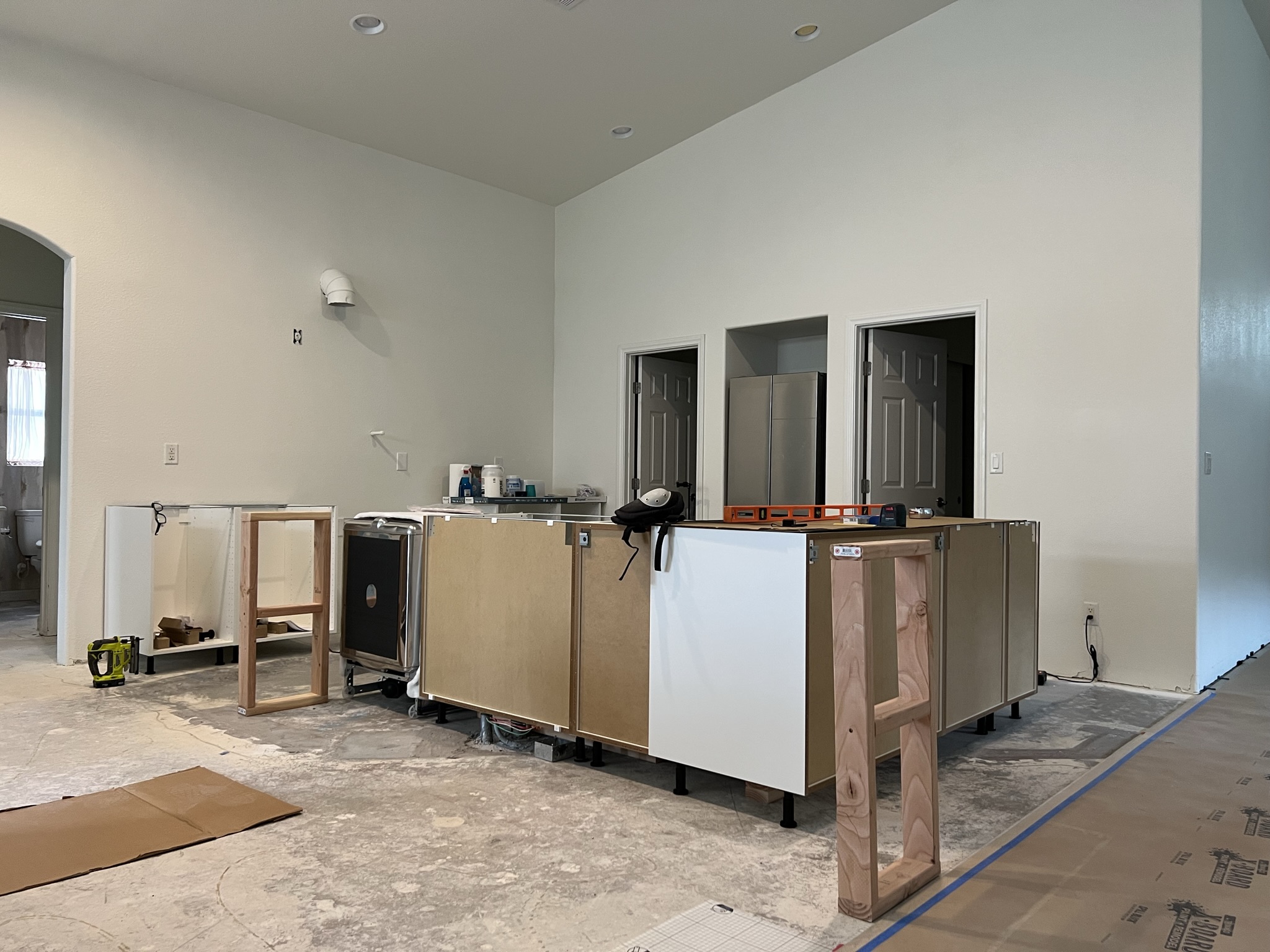 How to Build a Kitchen Island with Seating (Using IKEA Cabinets!)