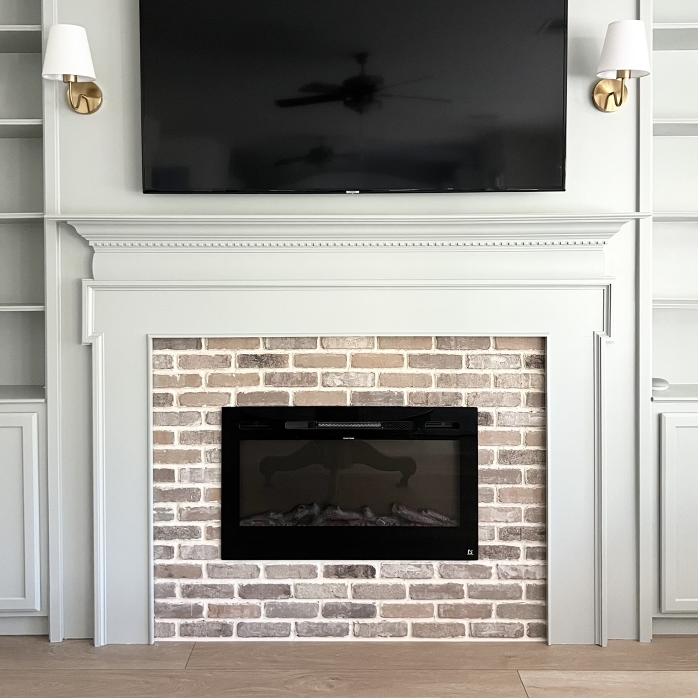 DIY Electric Fireplace - haus & hand